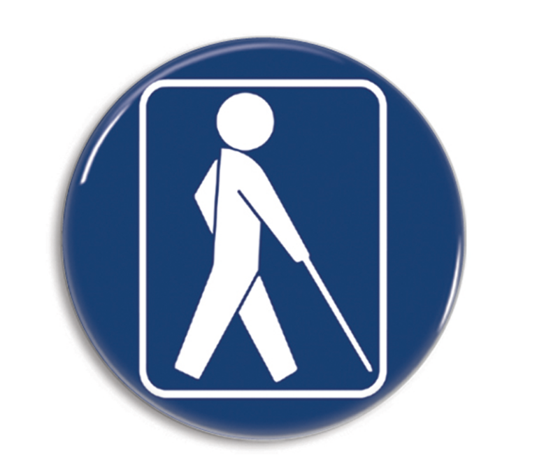 Internationalt anerkendte hjælpemidler og symboler - Dansk Blindesamfund